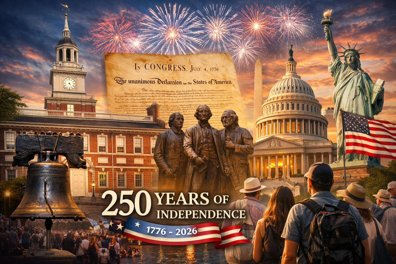 July 4th 2026 | 250th U.S. Independence Anniversary Guide